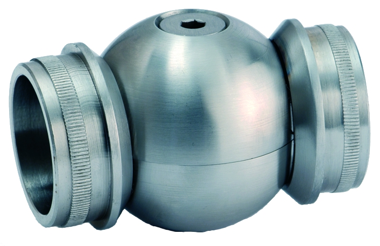 VA Kugelgelenk mit beidseitigem Rändel | Gelenke | Formteile | Standard | Geländer | ZICKWOLFF ...